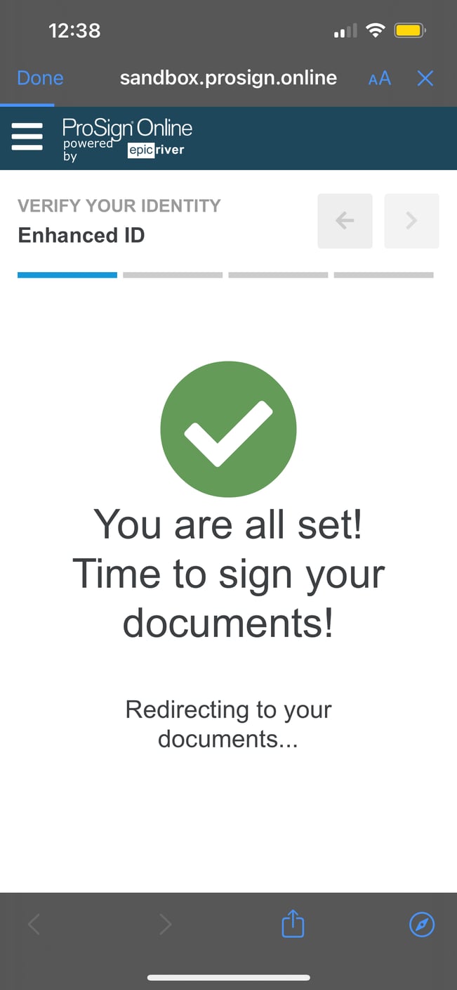Customer Verification Process: ID & Selfie