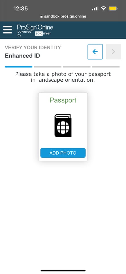 Customer Verification Process: ID & Selfie
