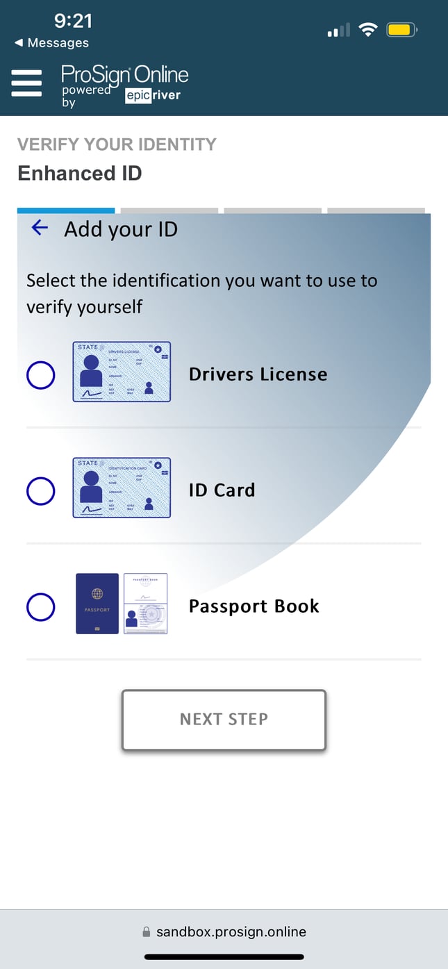 Customer Verification Process: ID & Selfie