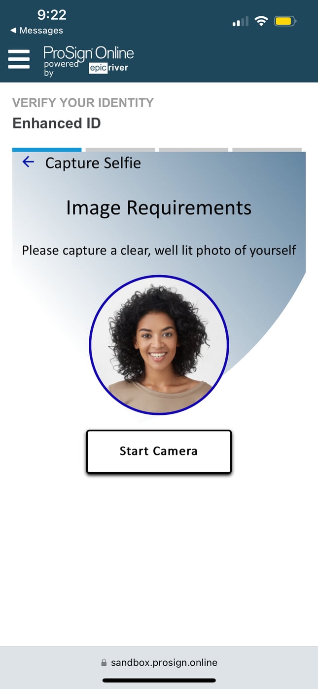 Customer Verification Process: ID & Selfie