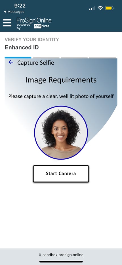 Customer Verification Process: ID & Selfie