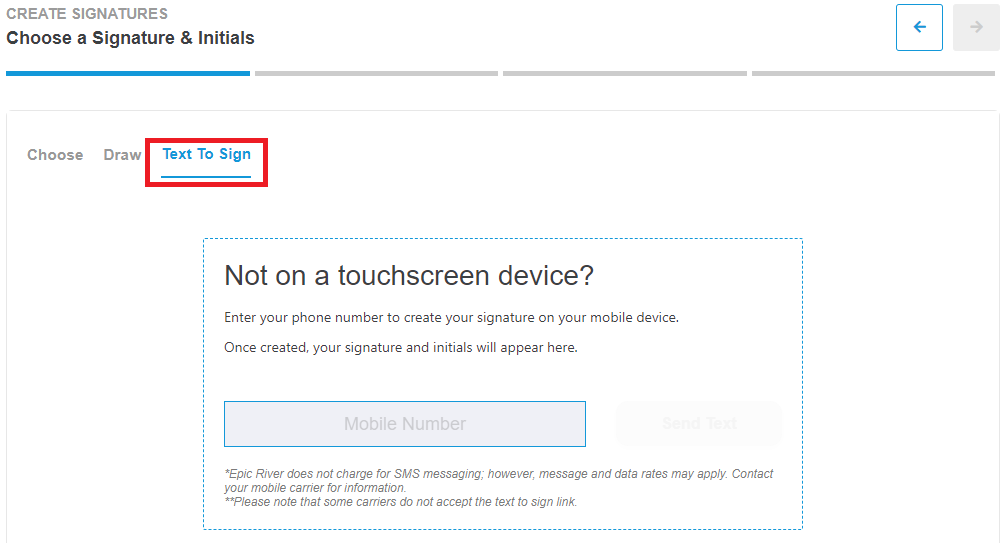 How do I use the Text To Sign option to create my electronic signature ...