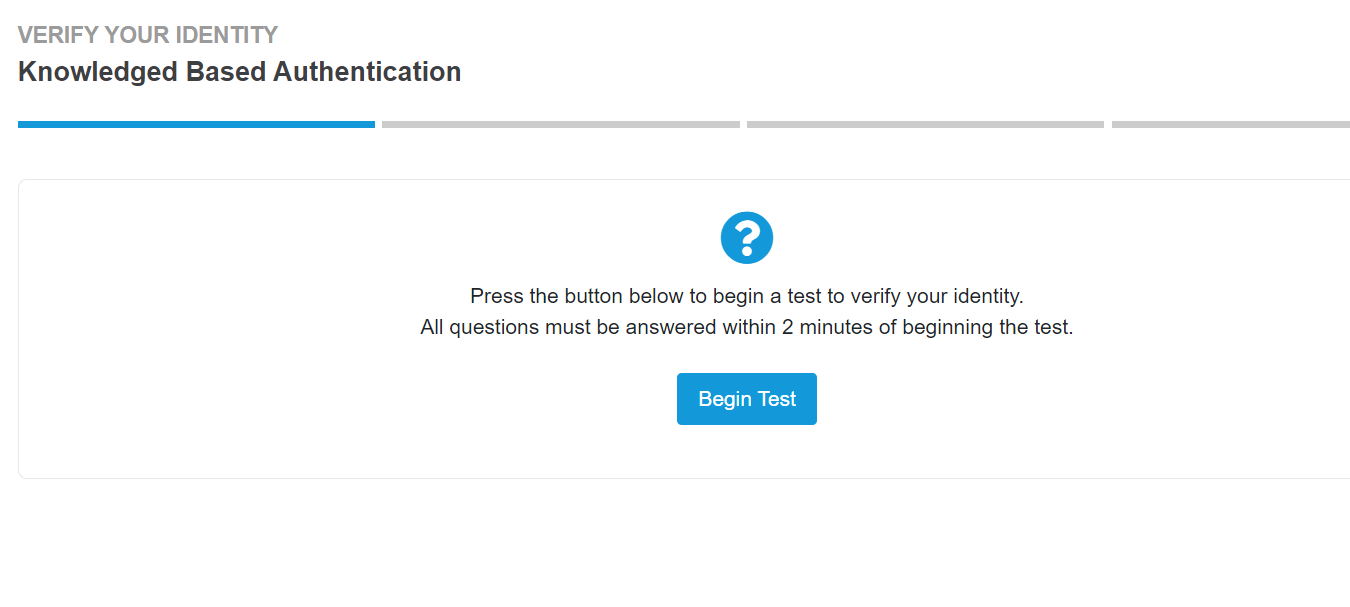 Customer Verification Process: Knowledge-Based Authentication (KBA)
